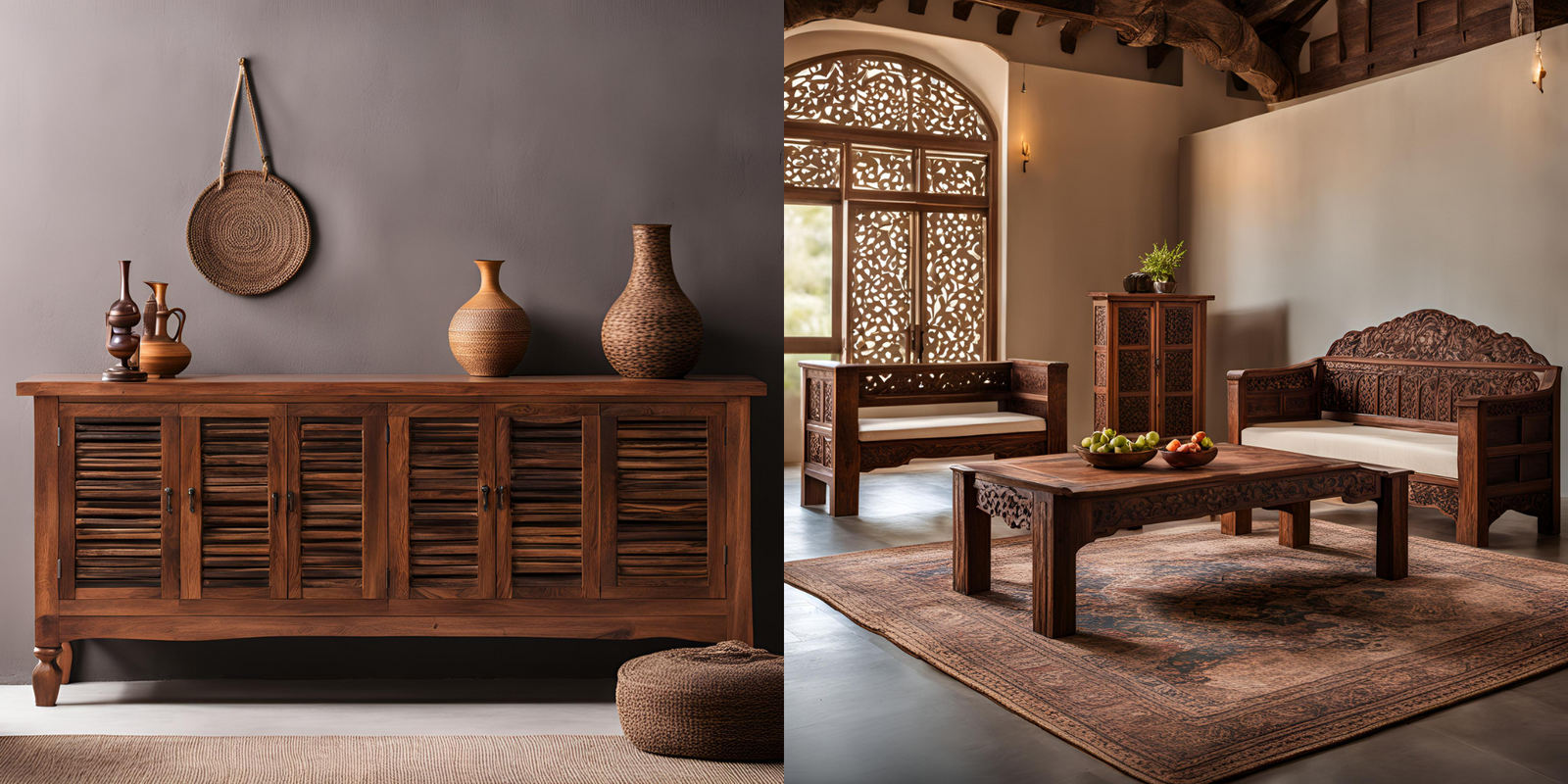 Handcrafted Heritage: Woodshala Furniture Collection