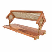Classic Reversible Cane Back Wooden Handmade Swing for Home