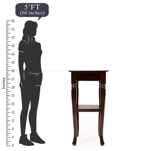 Double Tiered Wooden Stand