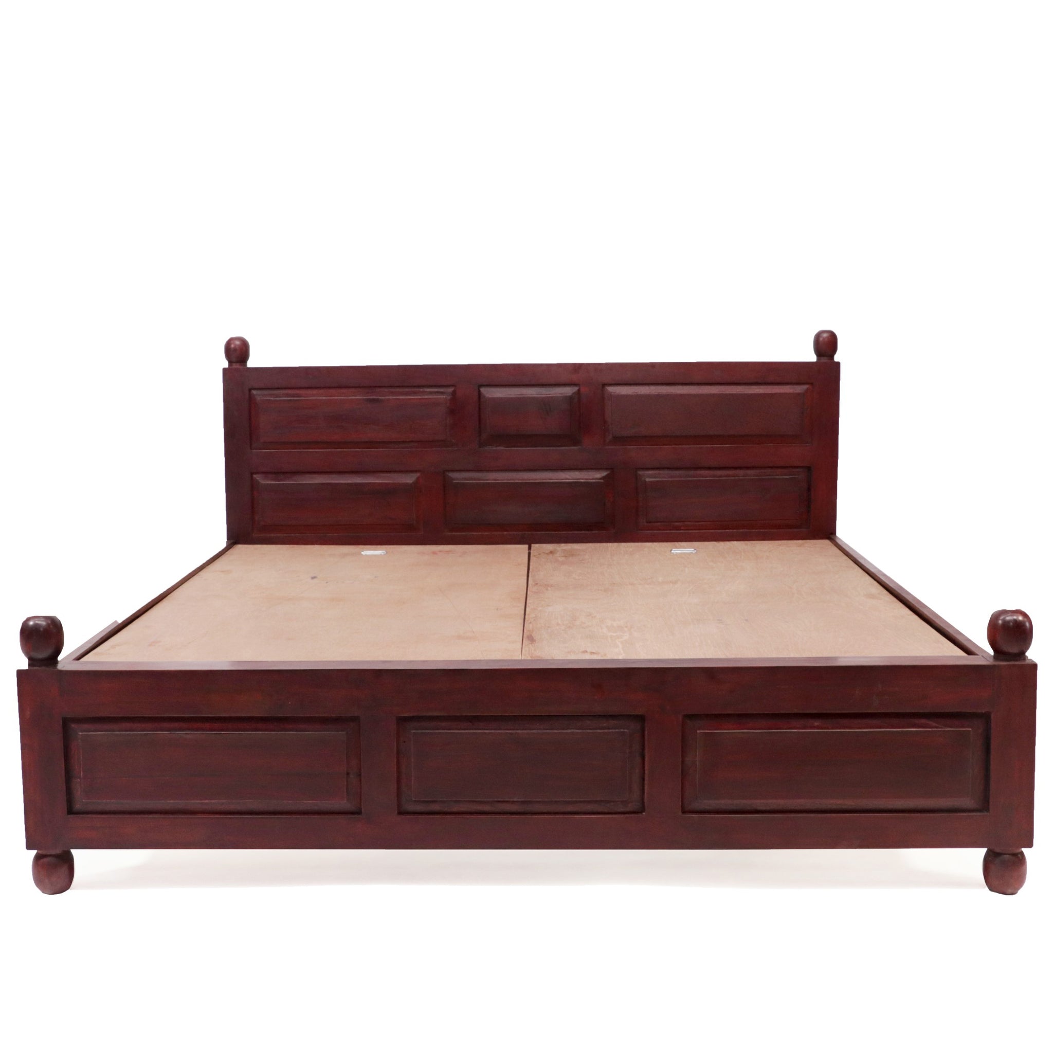 Wooden Plain Classical Bed (Acacia Wood)