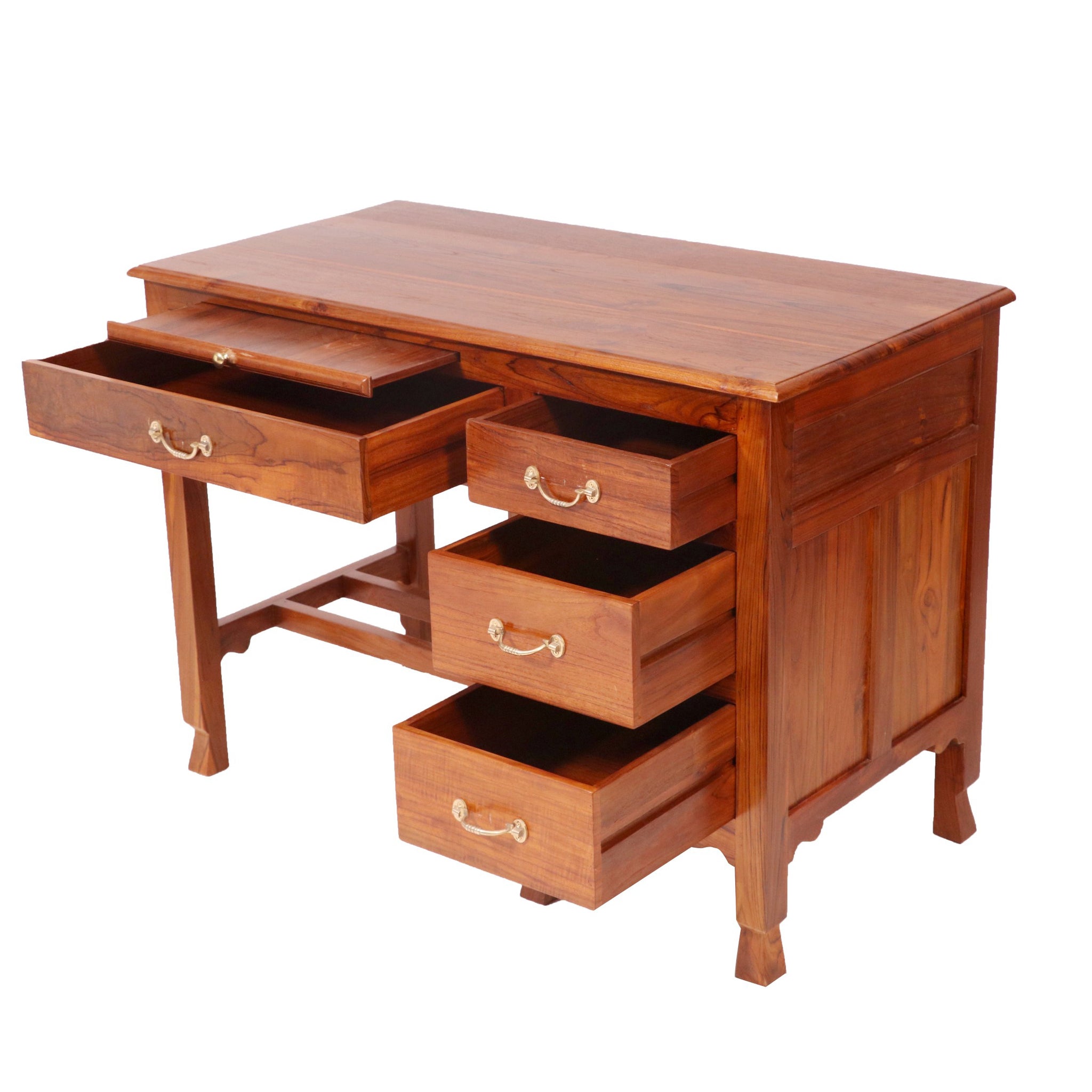 Elegant and Functional Three Drawer Office Study Table | Traditional Design