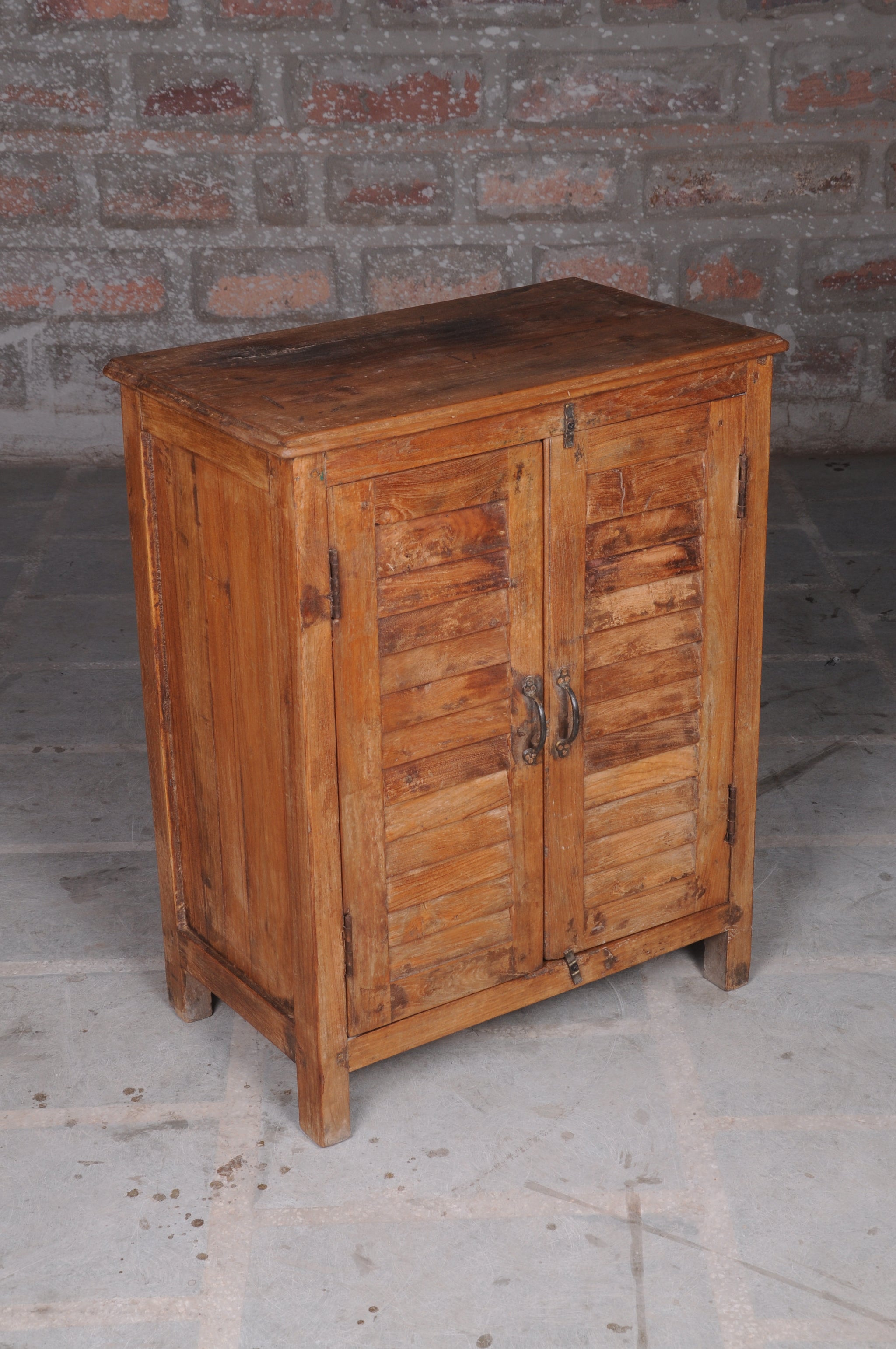 Shanghai Strip Style Double Door Handmade Rustic Wooden Storage Cabinet ...