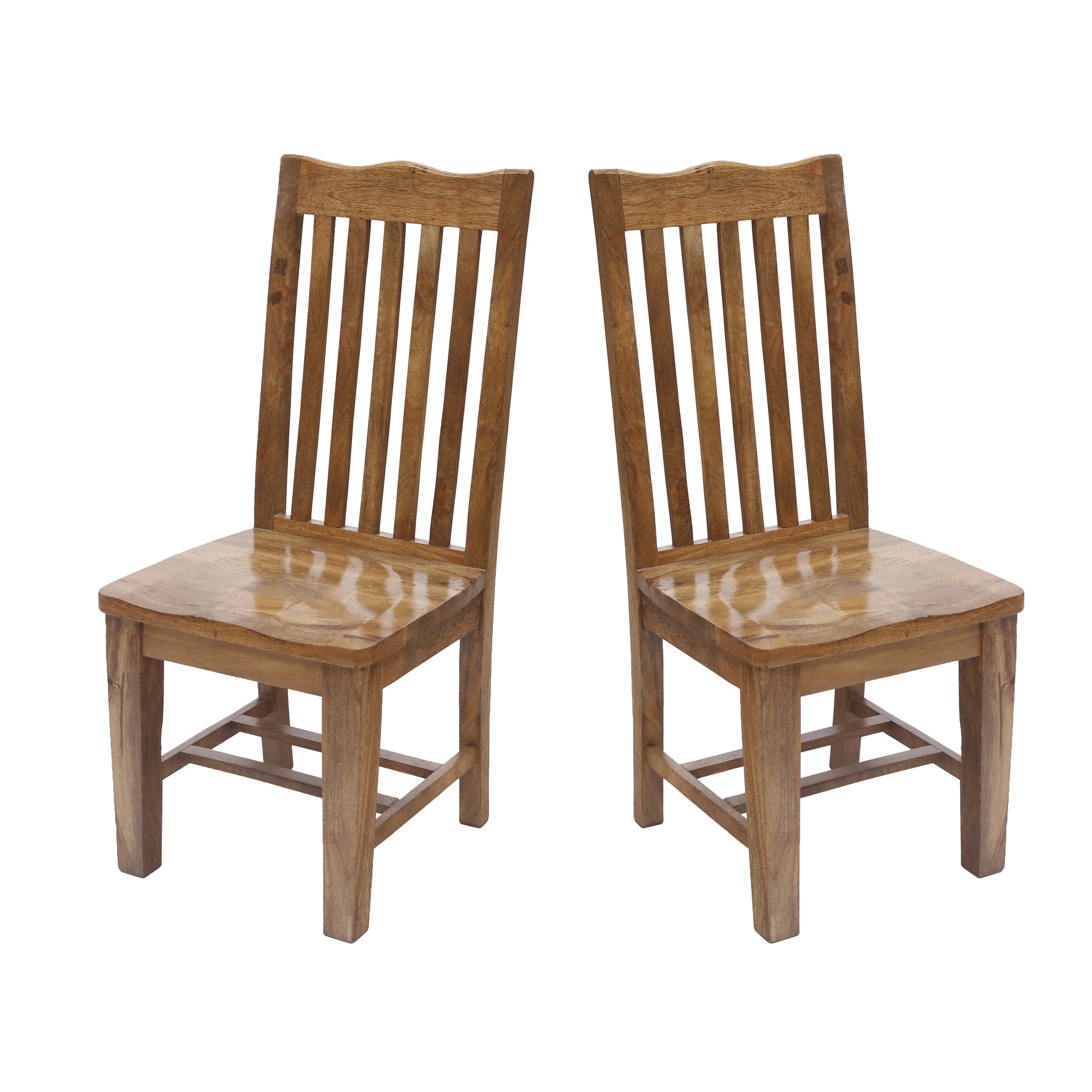 (Set of 2) Simple Long Back Dinning office all purpose Chair