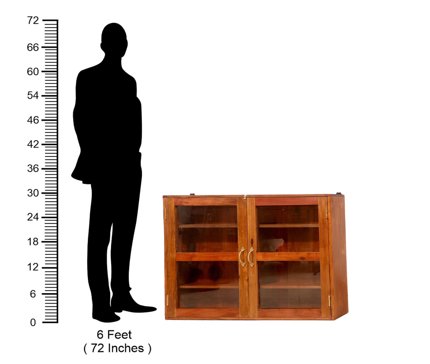 36 x 6 x 30 Inch Long Wide Hanging Cabinet