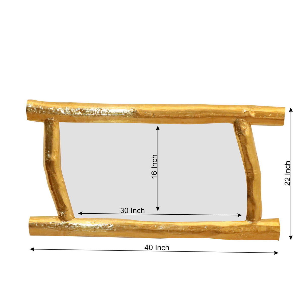 Enhance Your Space with a Solid Wood Rustic Mirror Frame - Handcrafted ...