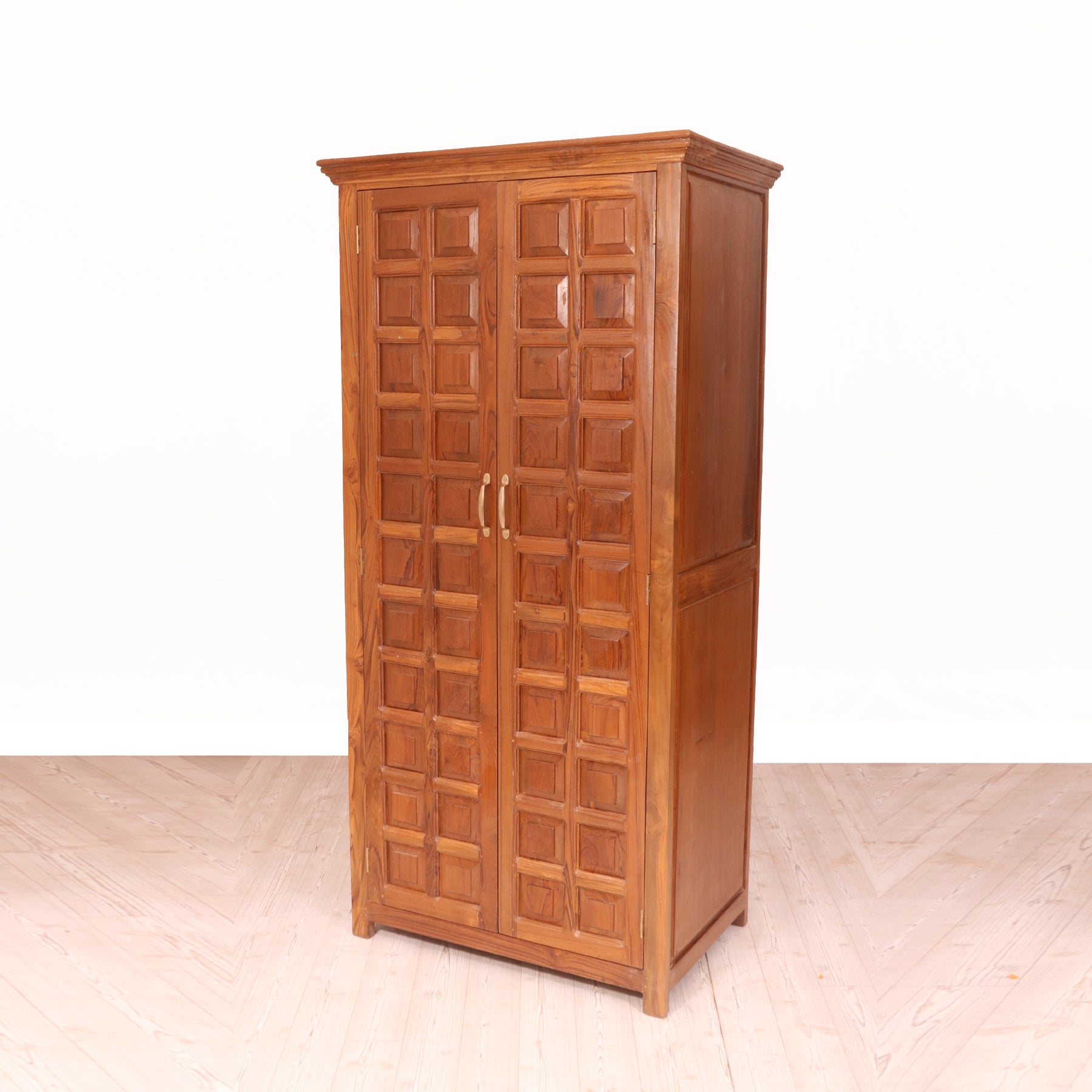 Grid Wooden Cupboard