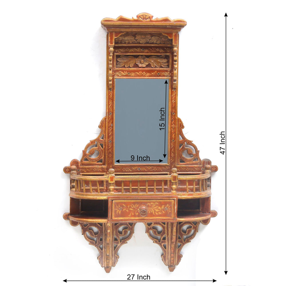 Beatific Folk Art Mirror