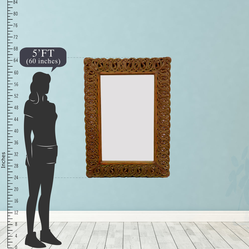 Solid Wood Royal Mirror Frame