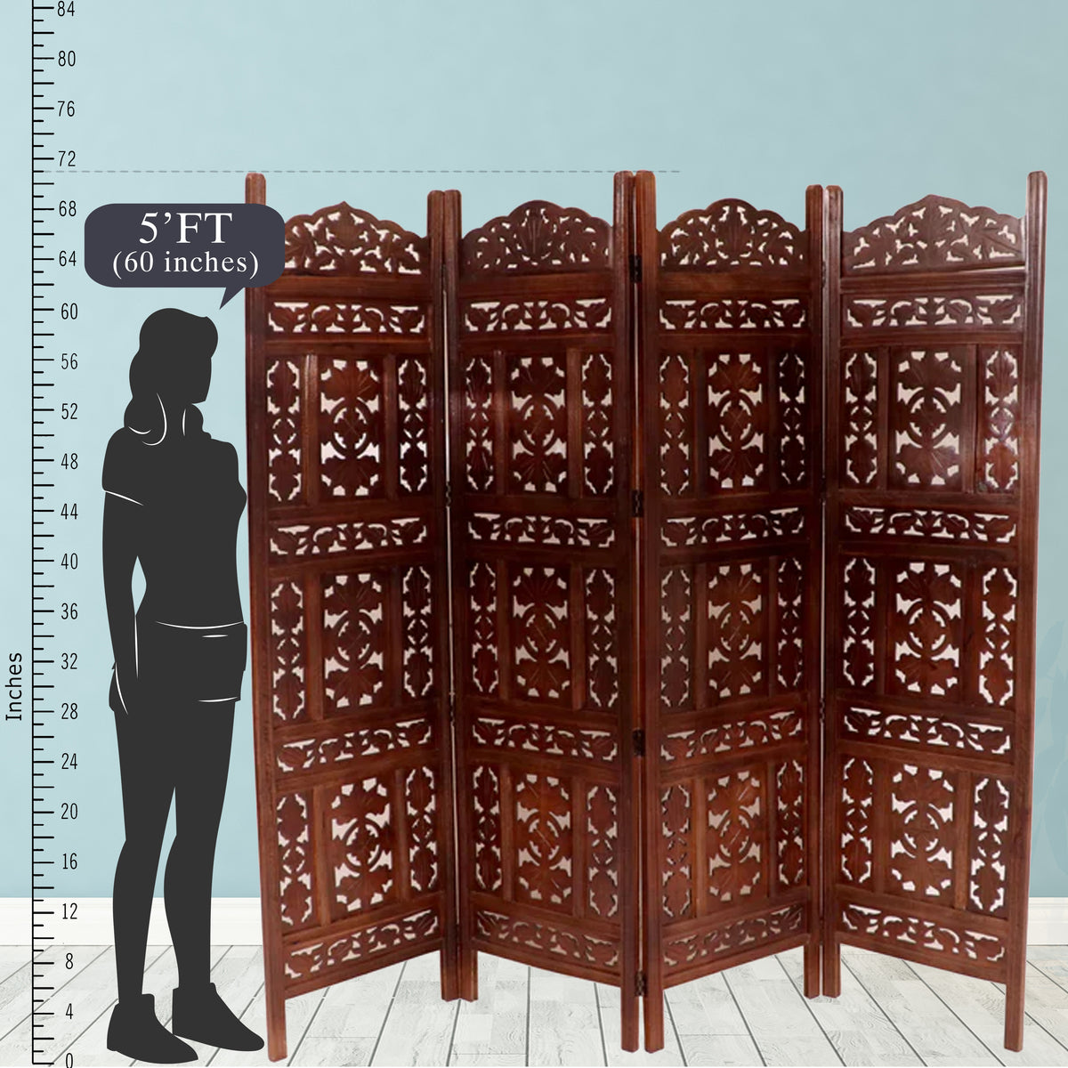 Solid wood Wall Partition