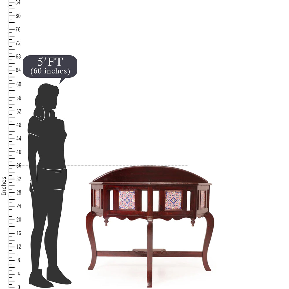 Traditional Classic Tiled Console Table