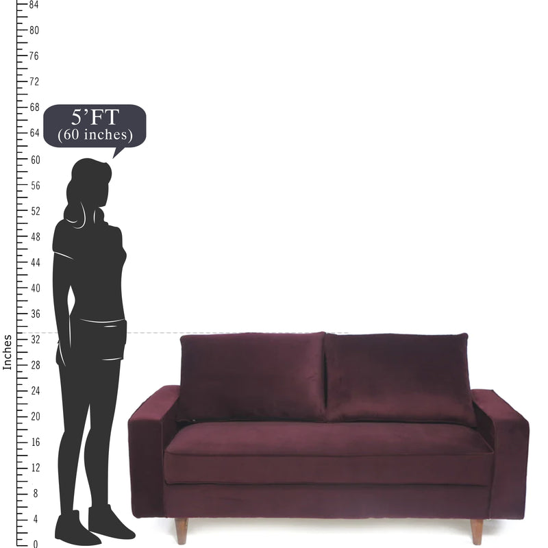Upholstered Wide Sofa