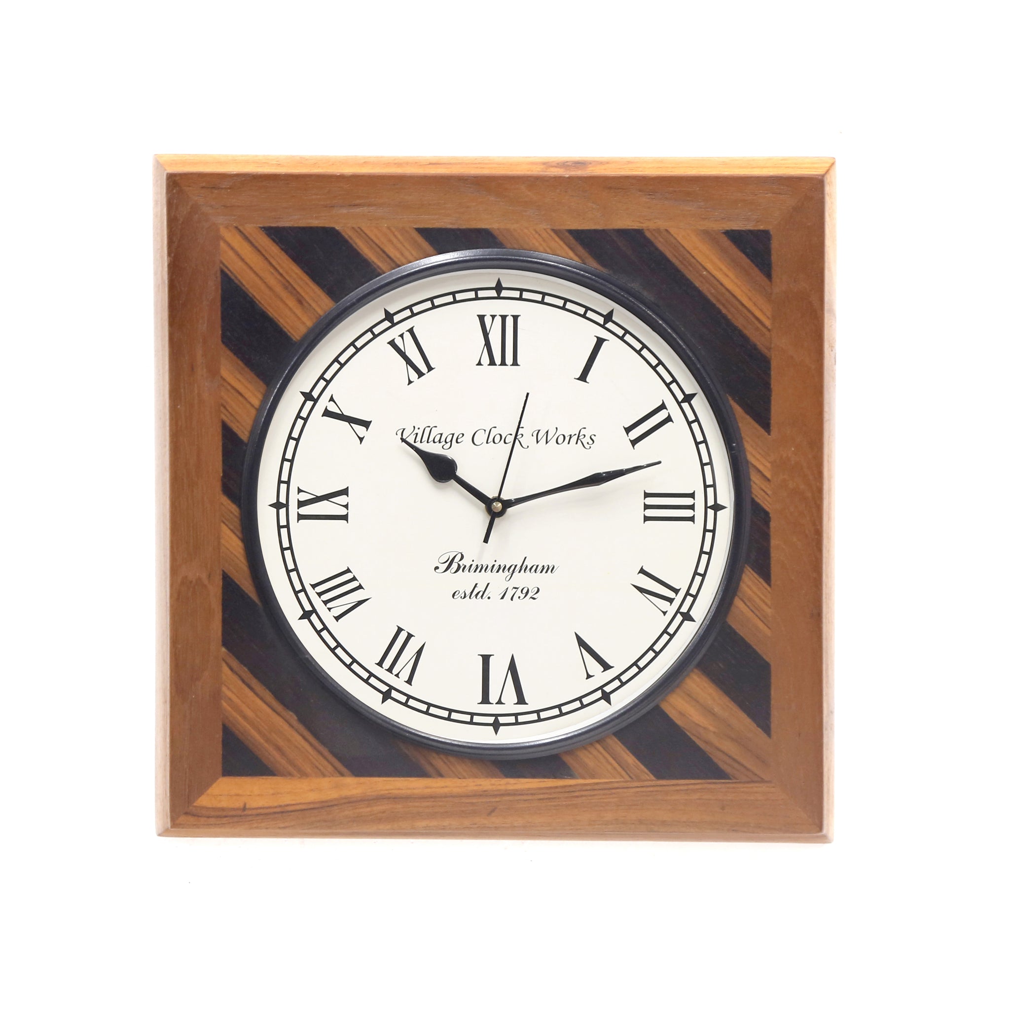 Square Designer Clock (Slant)