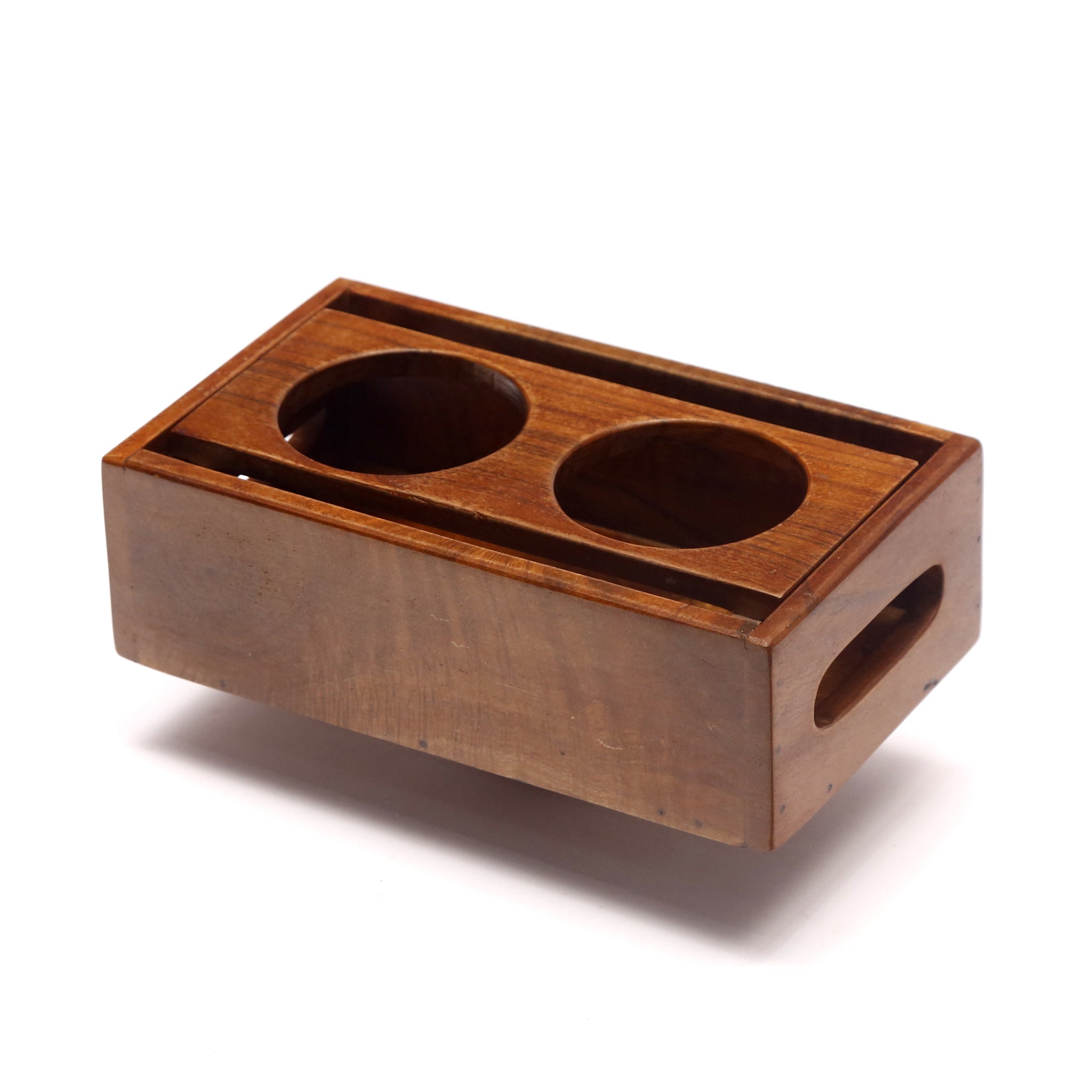 2 Glass Cafeteria Stand Tray