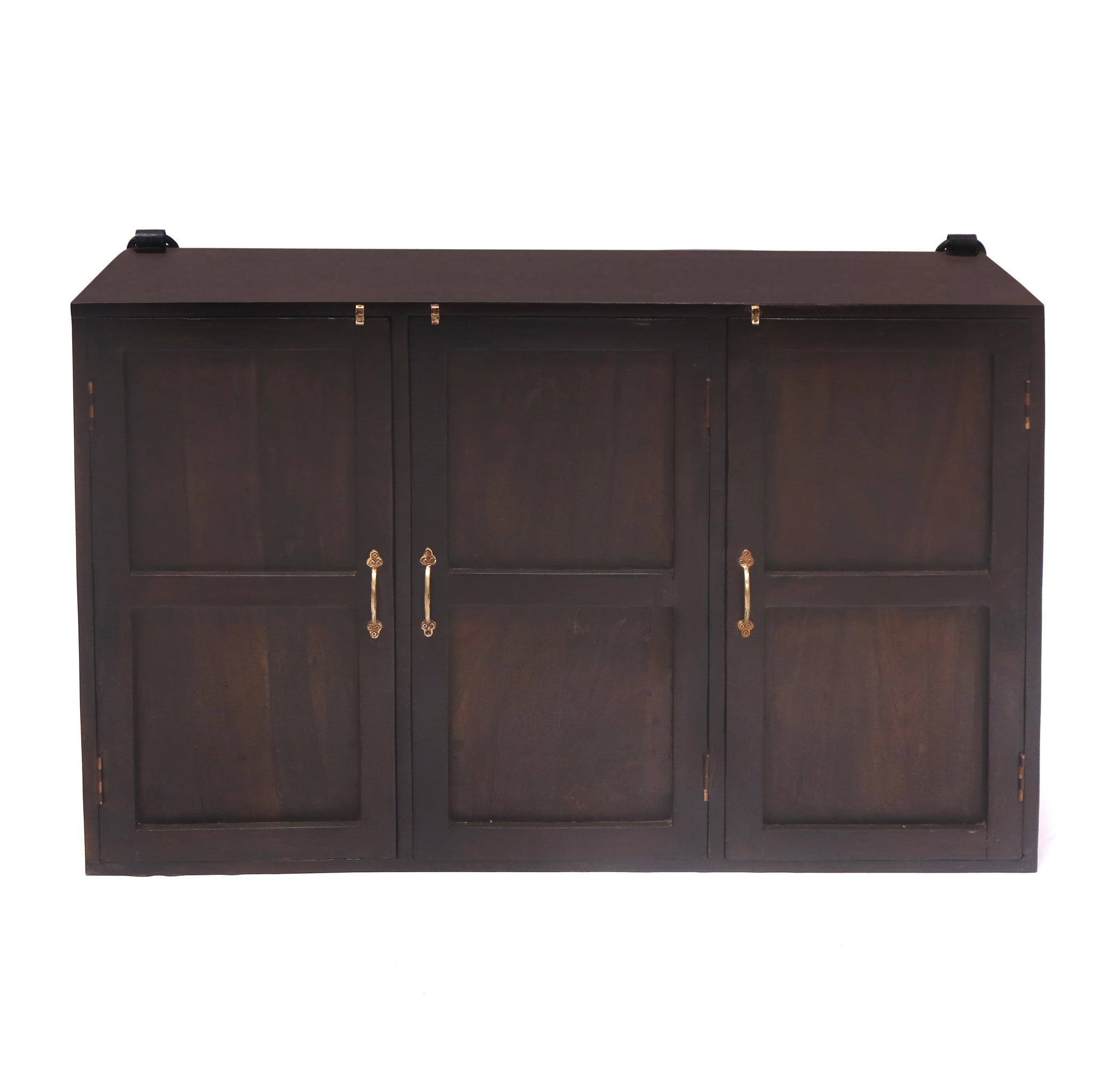 Wide 3 Door Wooden Cabinet