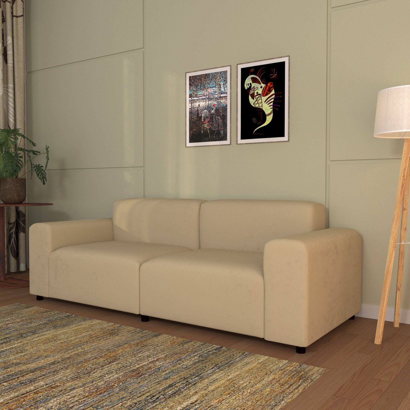 Premium Soft Touch Comfort 2 Seater Sofa for Living Room