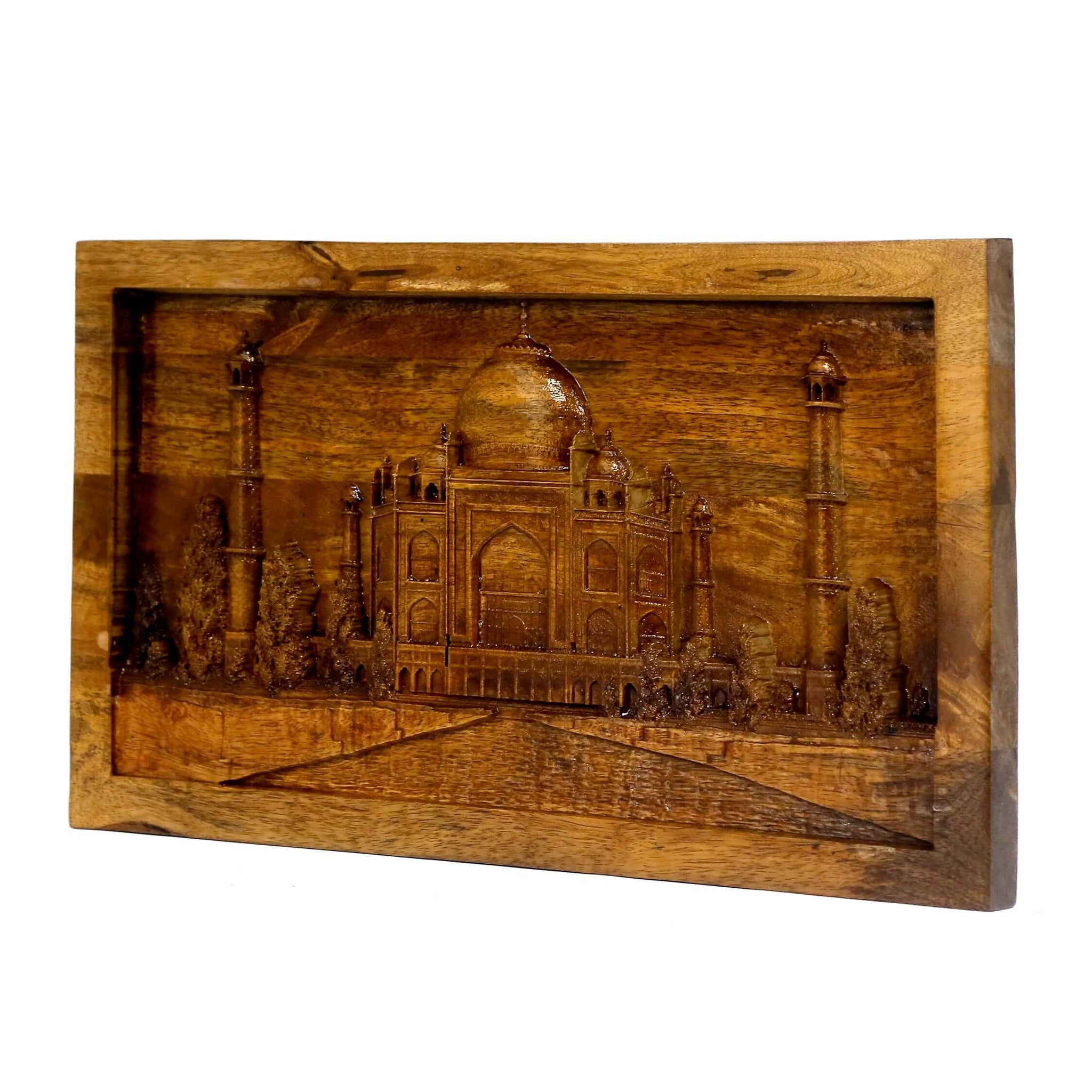 Taj Mahal Wooden Frame Artwork