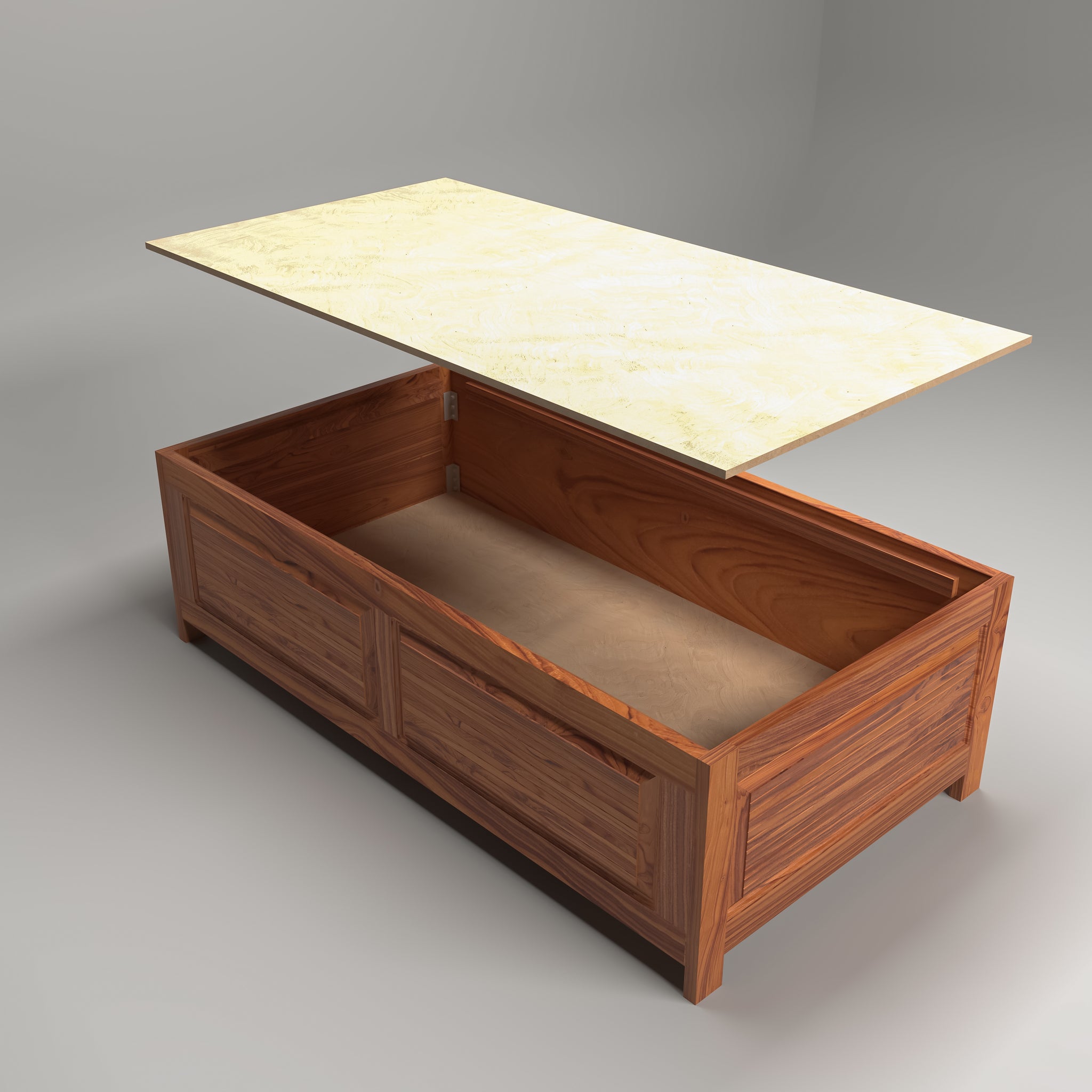 Enhance Your Space with a Classical Wooden Diwan - Natural Wood Elegance