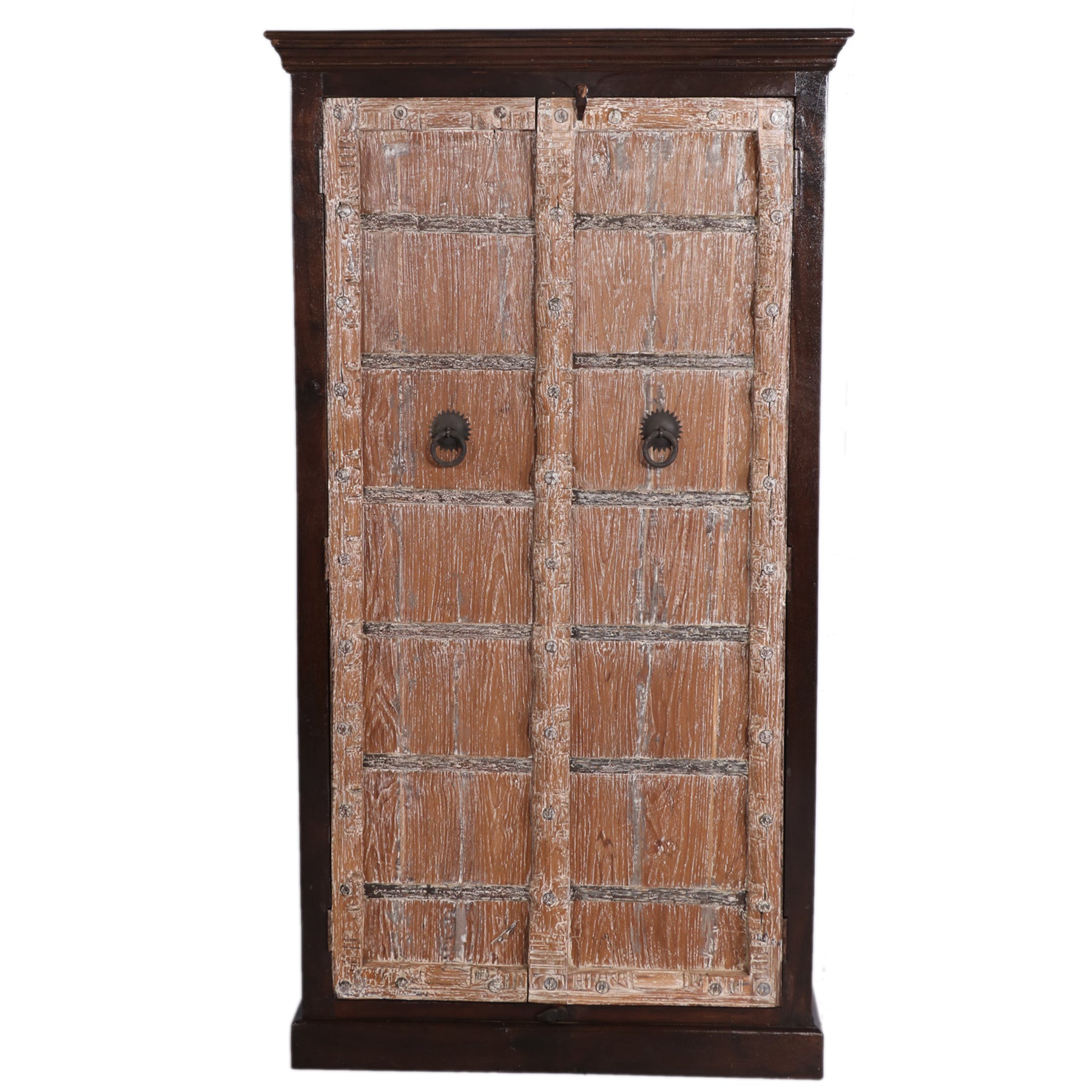 Elevate Your Space with Rustic Double-Door Cabinet - Shop Now!