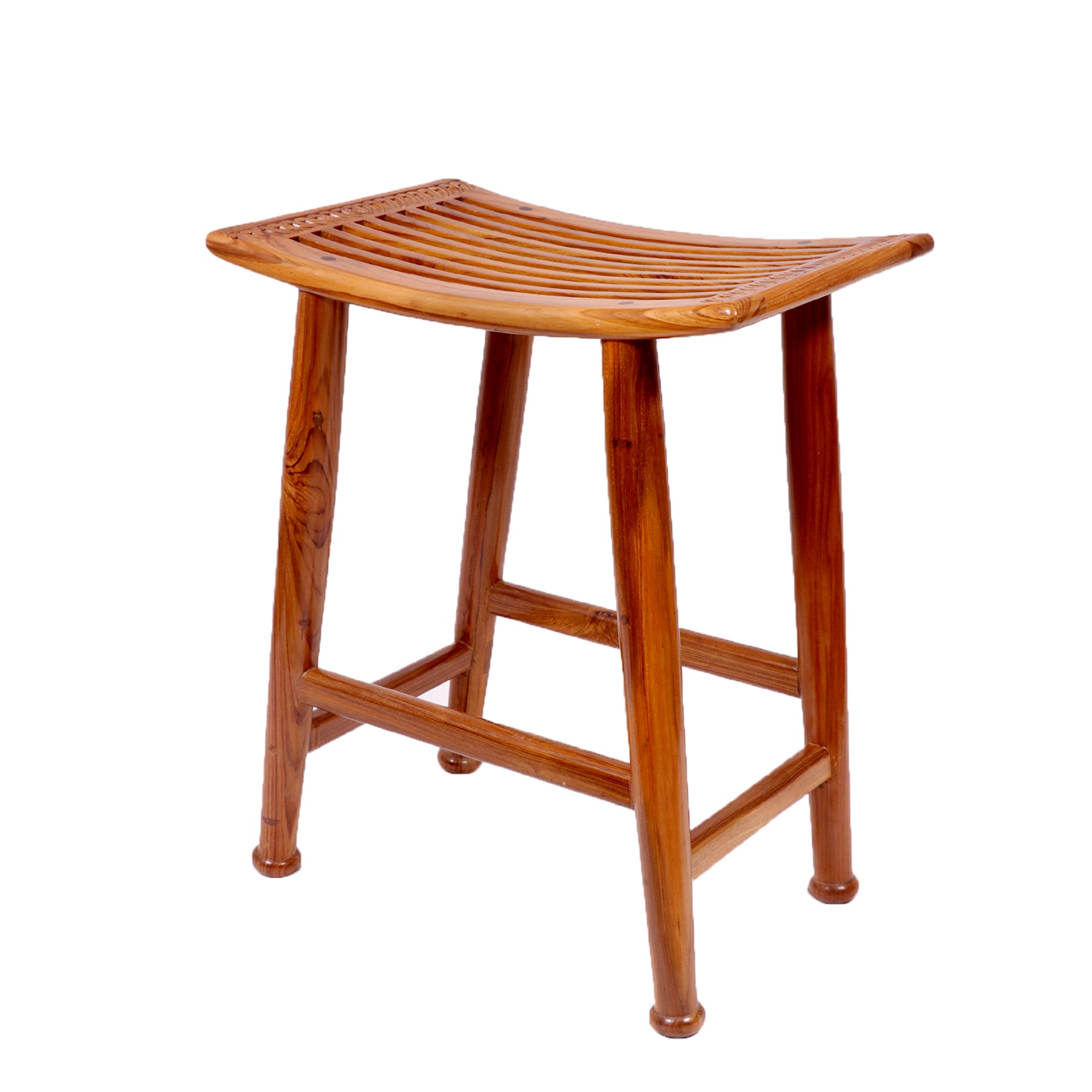 Curved Top Contemporary Stool