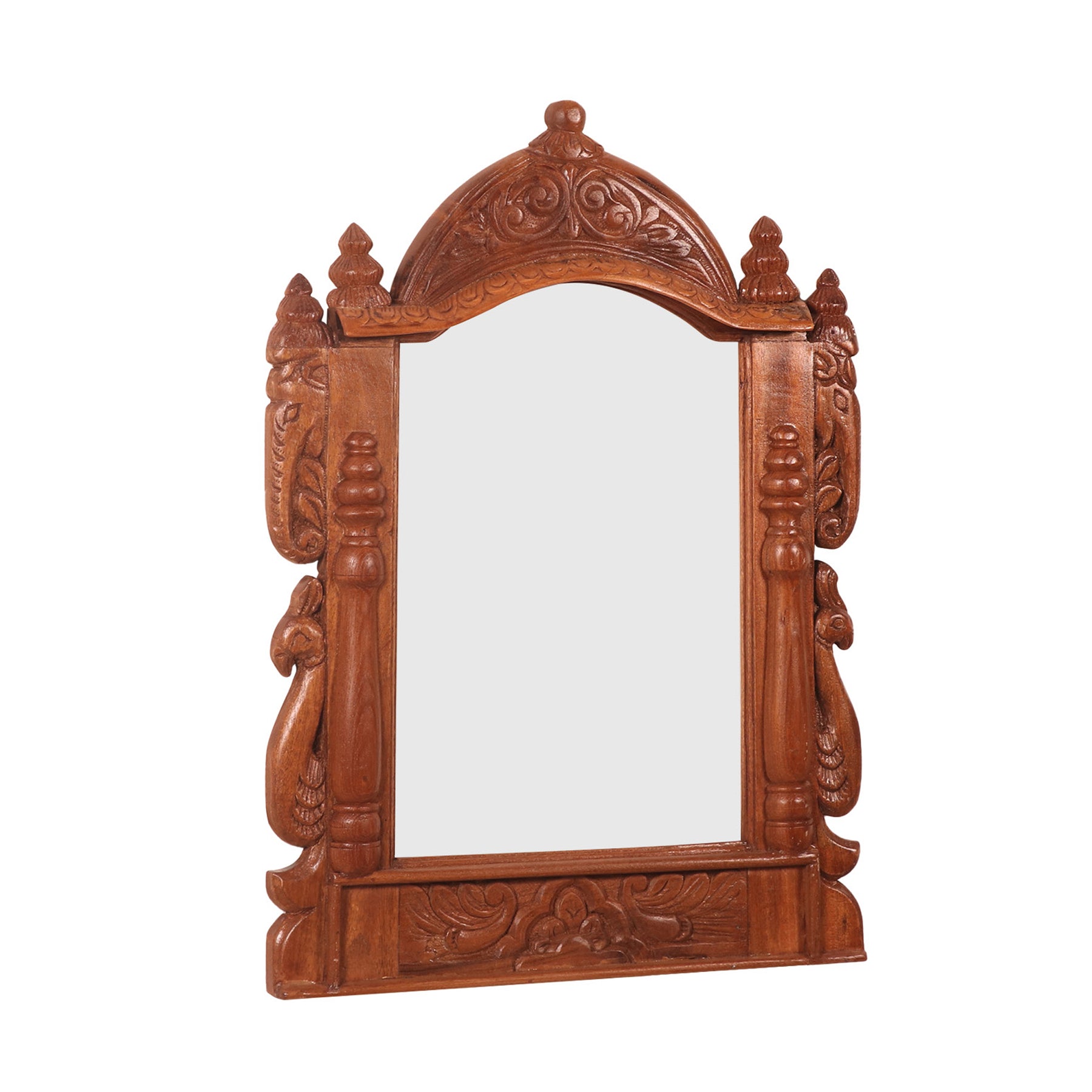 Gajraj carved Teak Mirror Frame