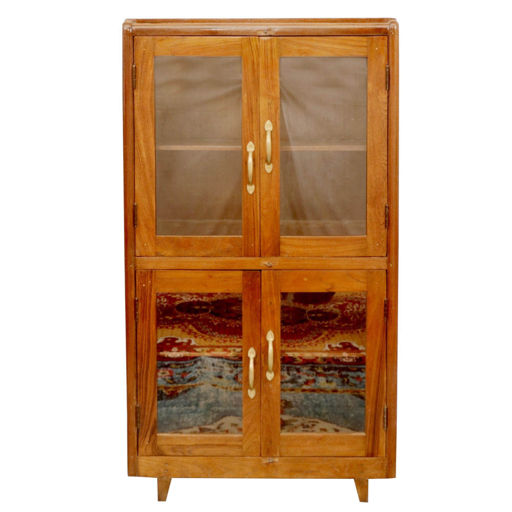 4-Tier Wooden Display Cabinet