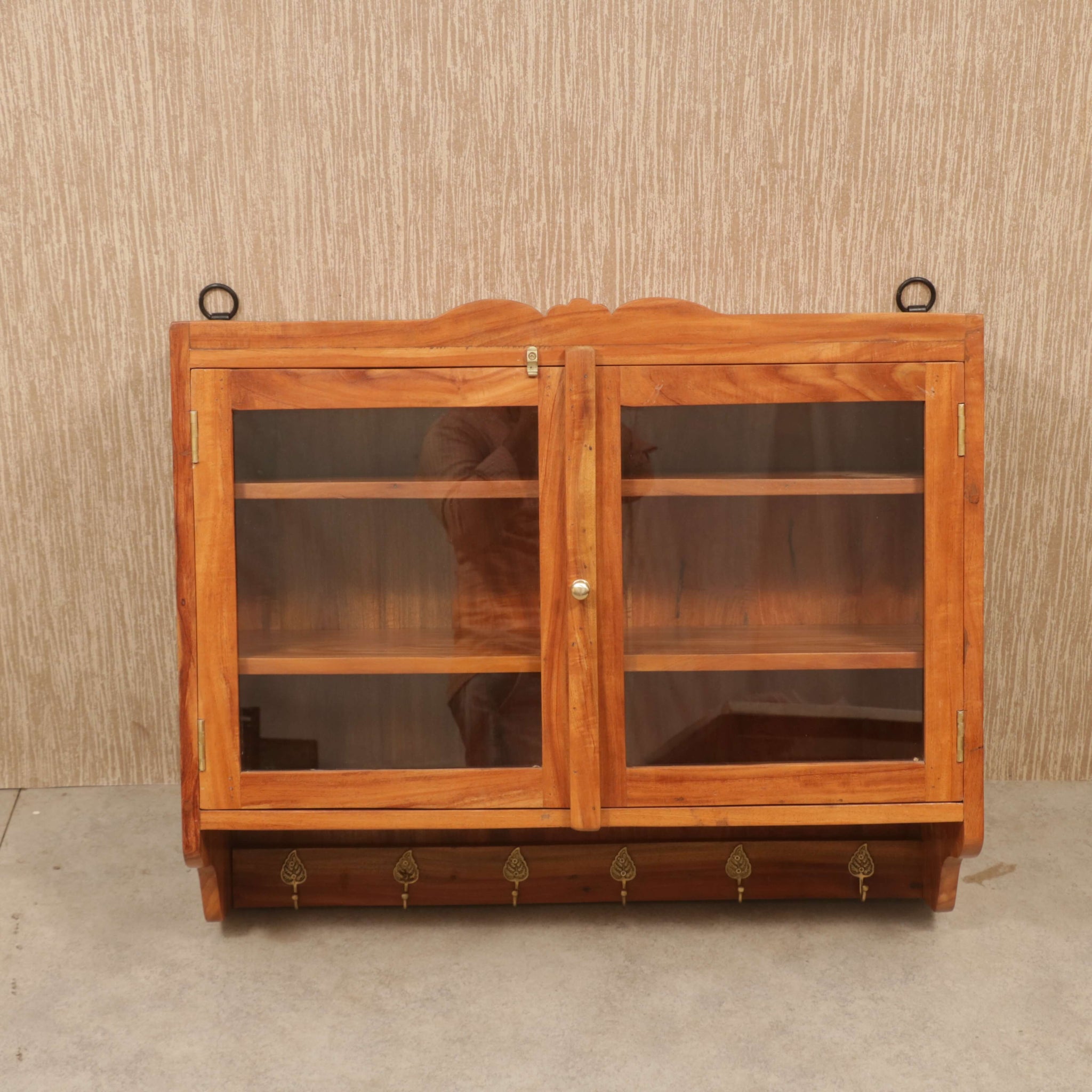 30 x 7 x 24 Inch Wide Wooden Hanging Cabinet
