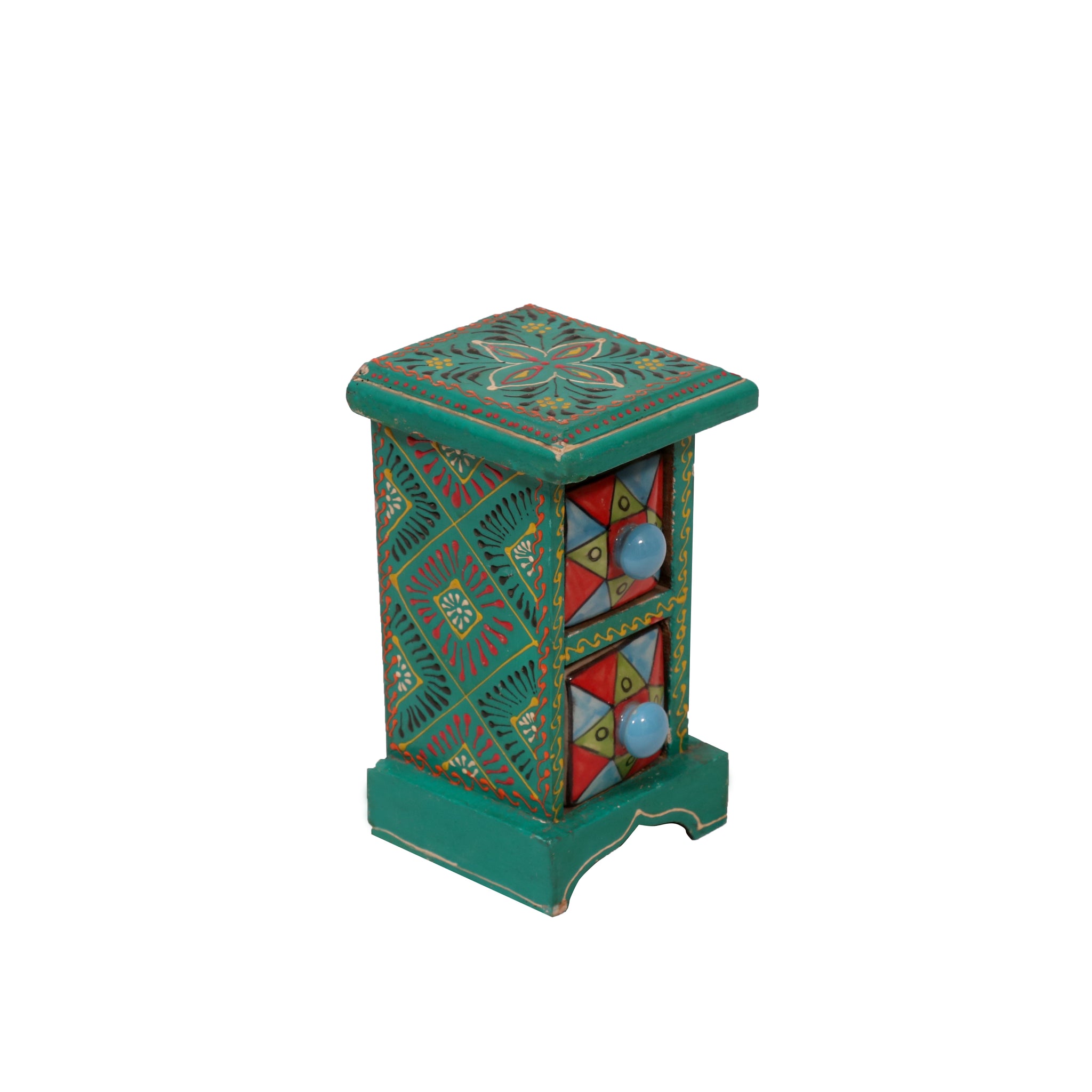 Ceramic chest with 2 drawer