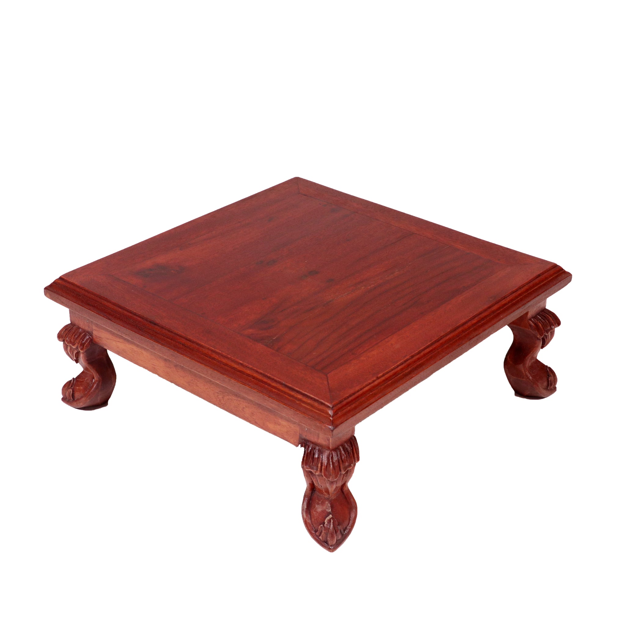 Elegant Wooden Folding Bajot | Space-Saving Indian Furniture - Shop Now!