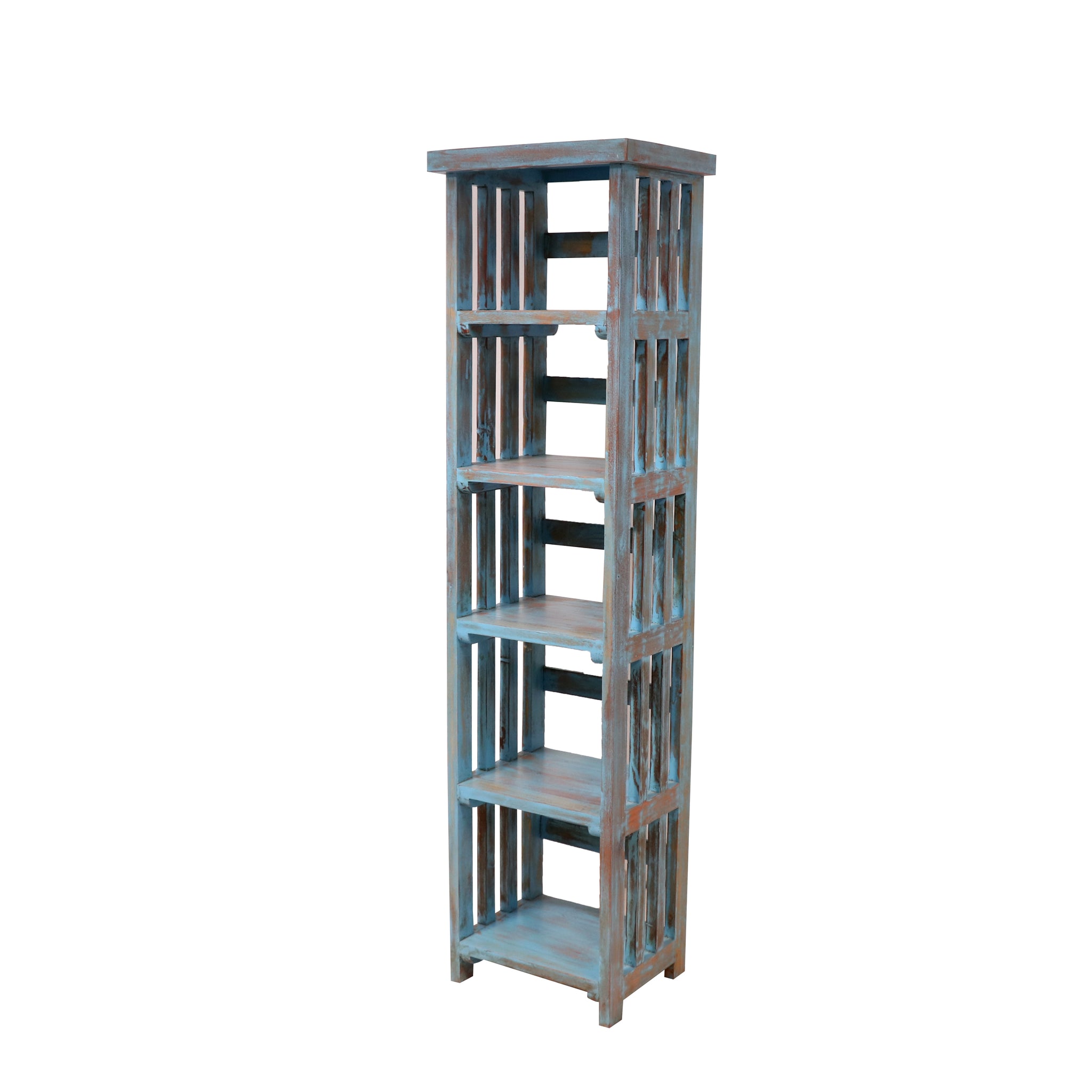 Wooden Strip Concept Open Rack