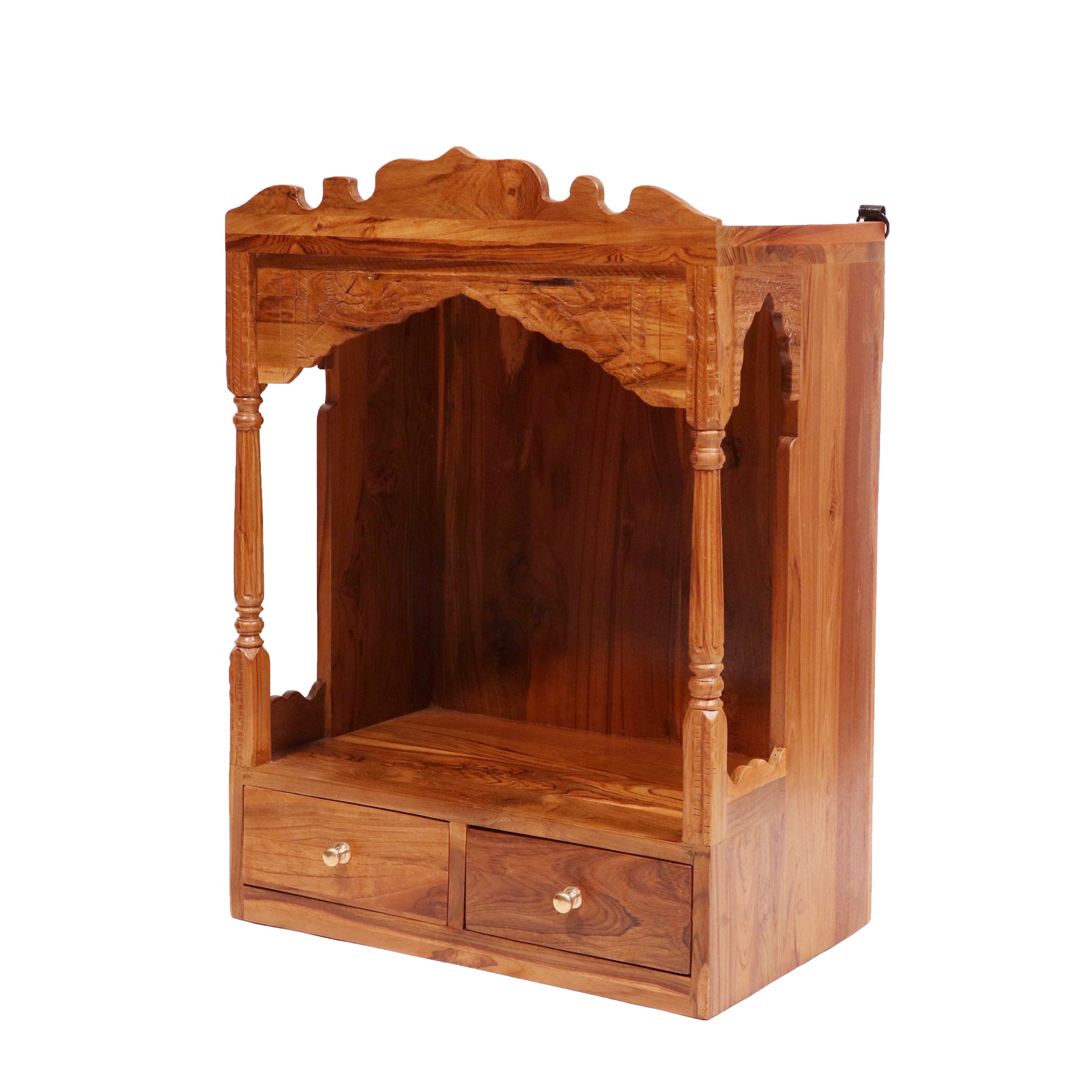 Natural Touch Wooden Antique Style Temple