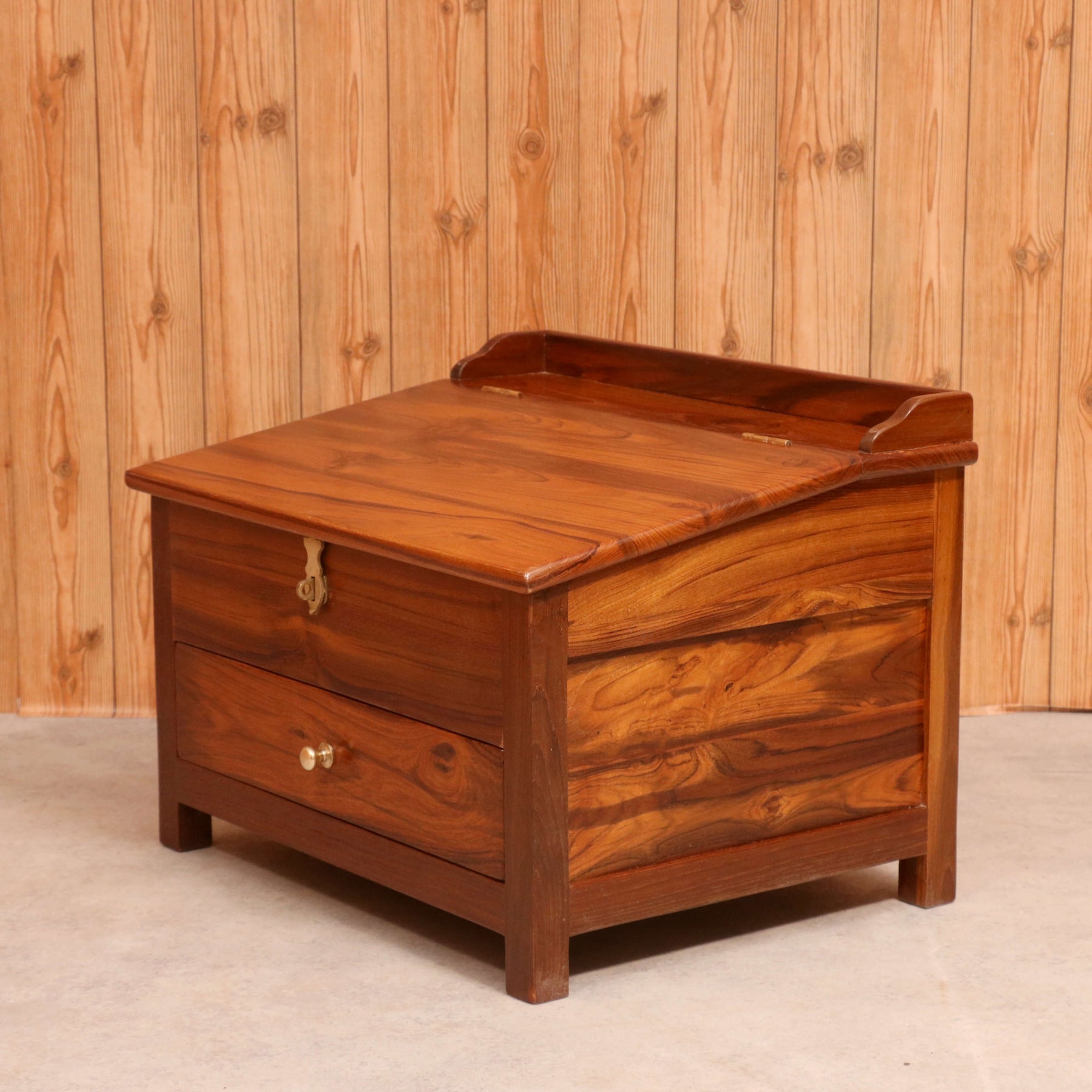 Ethnic Wooden Munim Study Table