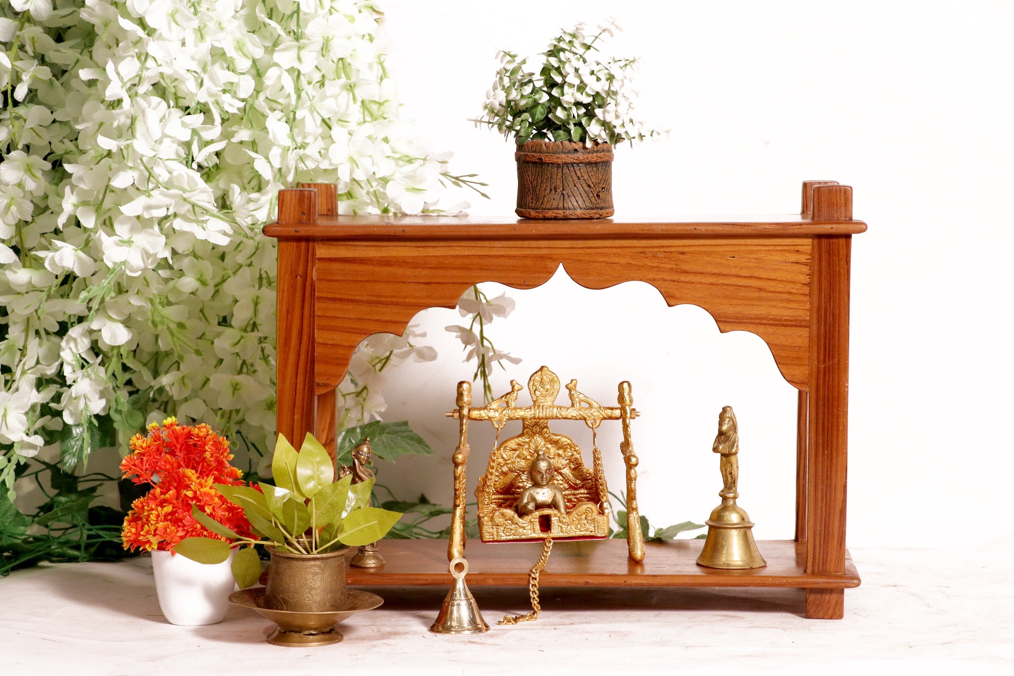 Simple Open Carved Temple