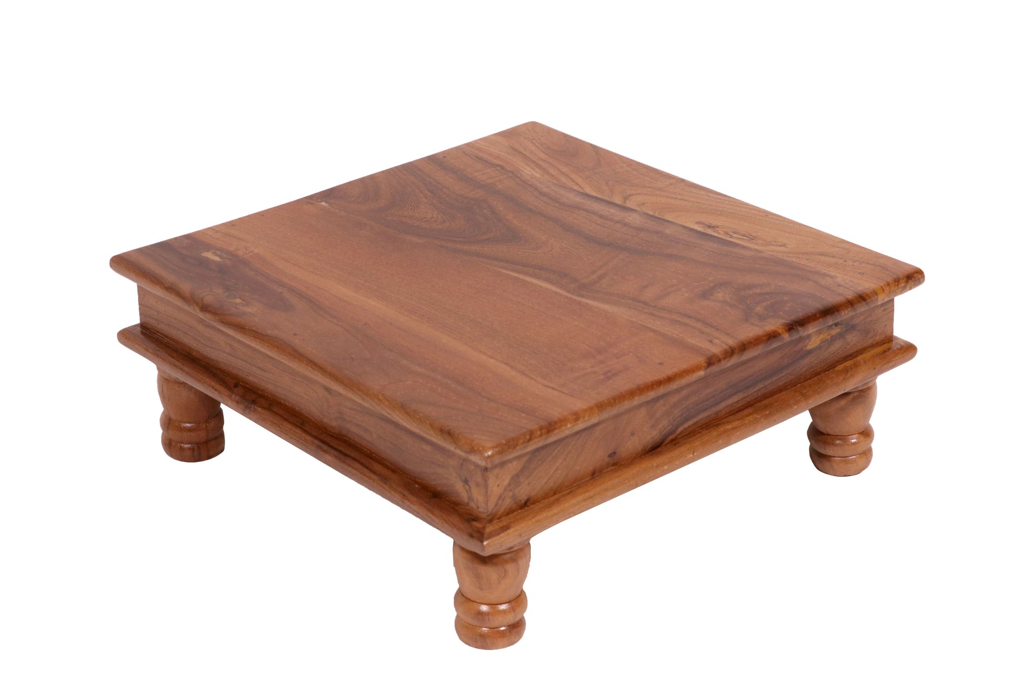 Premium Quality Teak Wood Pooja Bajot