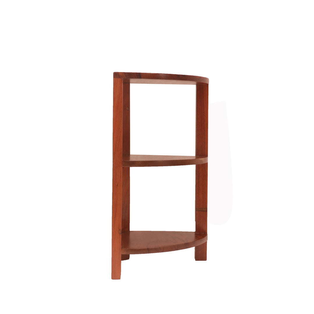 3 Shelf Wood Corner Rack