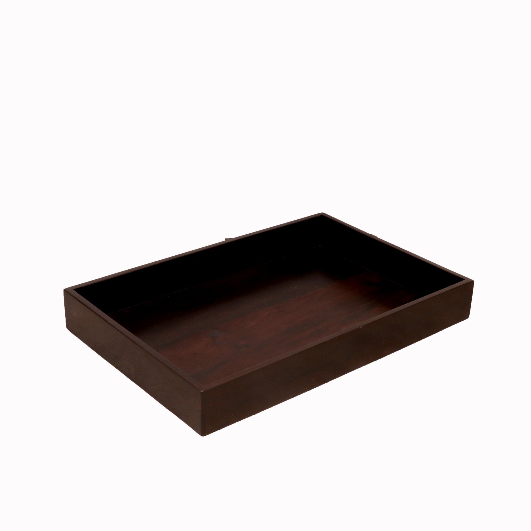 Sophisticated Rectangular Wooden Tray