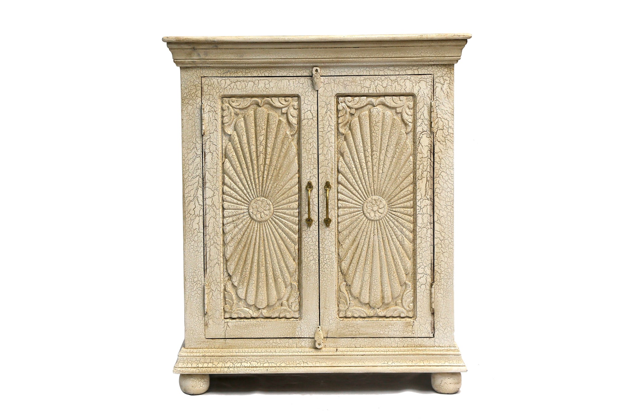 Wooden Dual Tone Vintage Cupboard